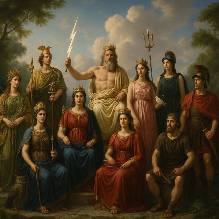 Greek Theogony: From Primordial to Titans and Gods - AtCorfu